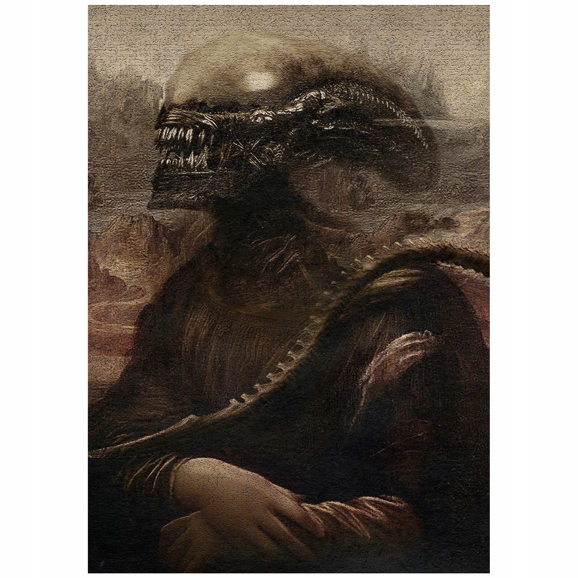 Plakat Alien Mona Lisa bez ramy 42 x 59,4 cm • Cena, Opinie • Plakaty ...
