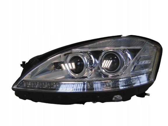 MERCEDES W221 221 LIFT LAMPA PRZEDNIA LEWA BI-XENON KAMERA NIGHT VISION ...