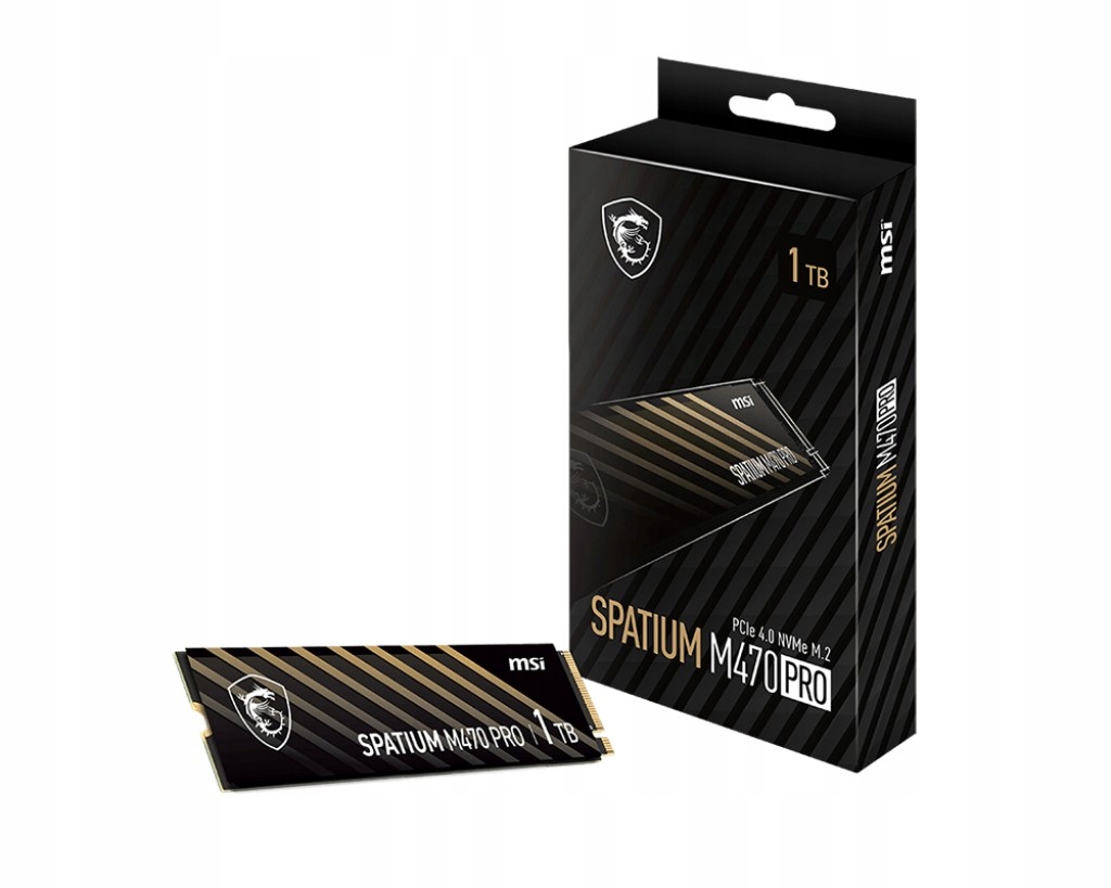 Dysk SSD MSI SPATIUM M470 PRO PCIe 4.0 NVMe M.2 1TB - Sklep, Opinie, Cena w Allegro