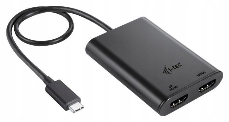 Adapter videoI-tec USB-C Dual 4K/60Hz HDMI - Sklep, Opinie, Cena w Allegro