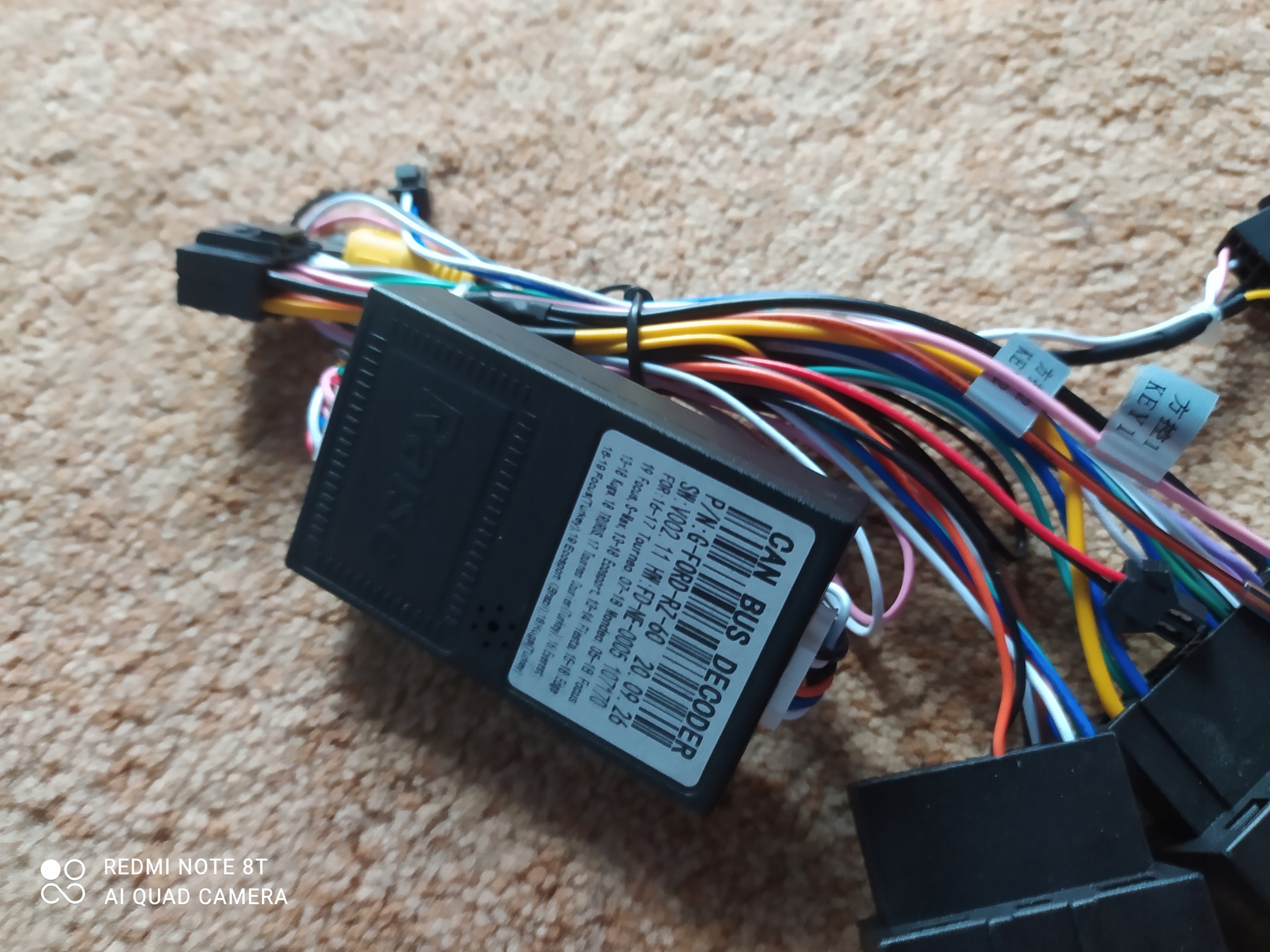 Moduł Can-Bus Ford Kuga Escape Fiesta Focus Mondeo wiązka radio android ...