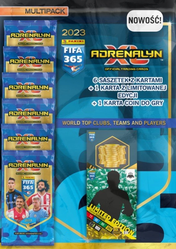 MULTIPACK FIFA 365 2023 KARTY PIŁKARSKIE PANINI - 13738694423 - Allegro.pl