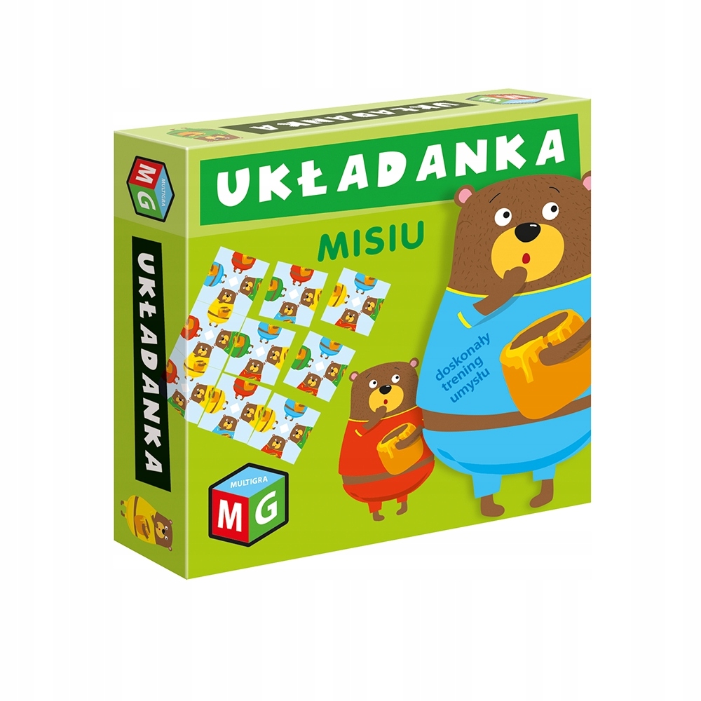 Gra planszowa Multigra Układanka Misiu (5903796605846) • Cena, Opinie ...