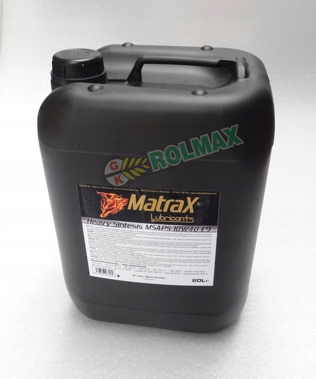 Olej silnikowy Matrax Heavy Sintesis MSAPS 10W40 2 za 359.00PLN z ...