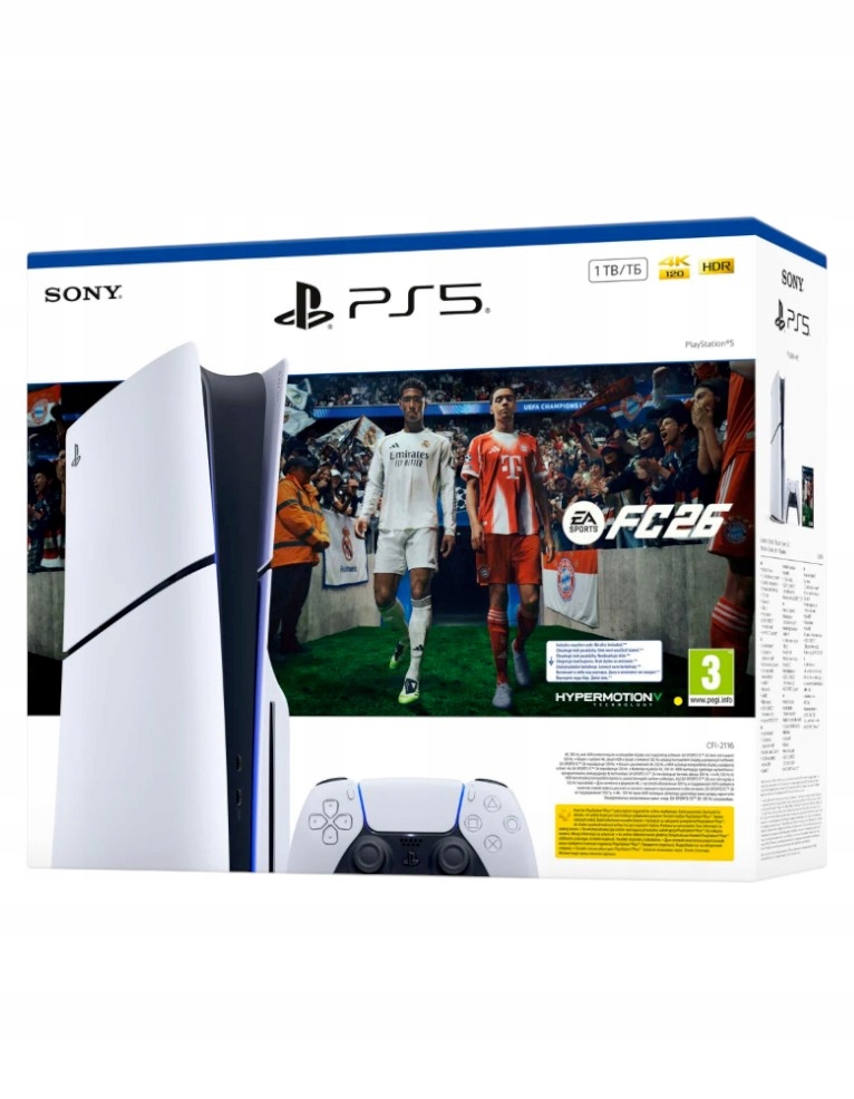Konsola Sony PlayStation 5 Standard FC26 - Sklep, Opinie, Cena w Allegro