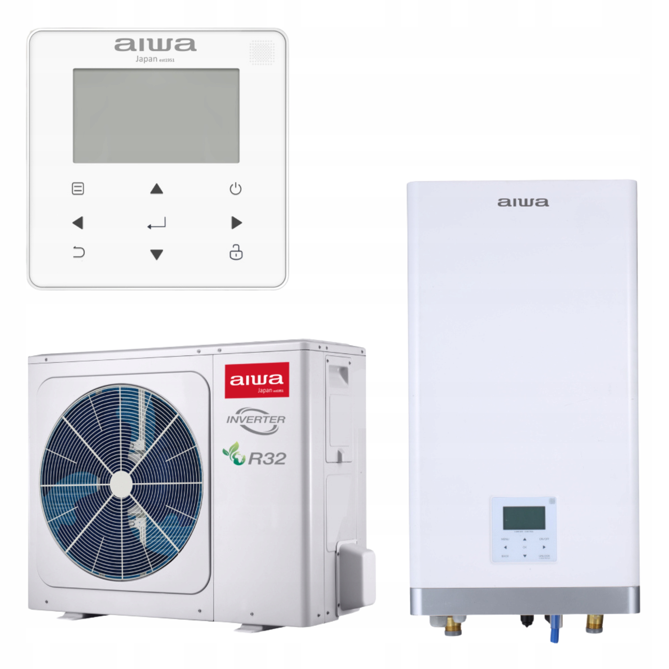 Pompa Ciepła Split 10kW AIWA WiFi CWU CO Grzanie APLIKACJA Lista ZUM ...