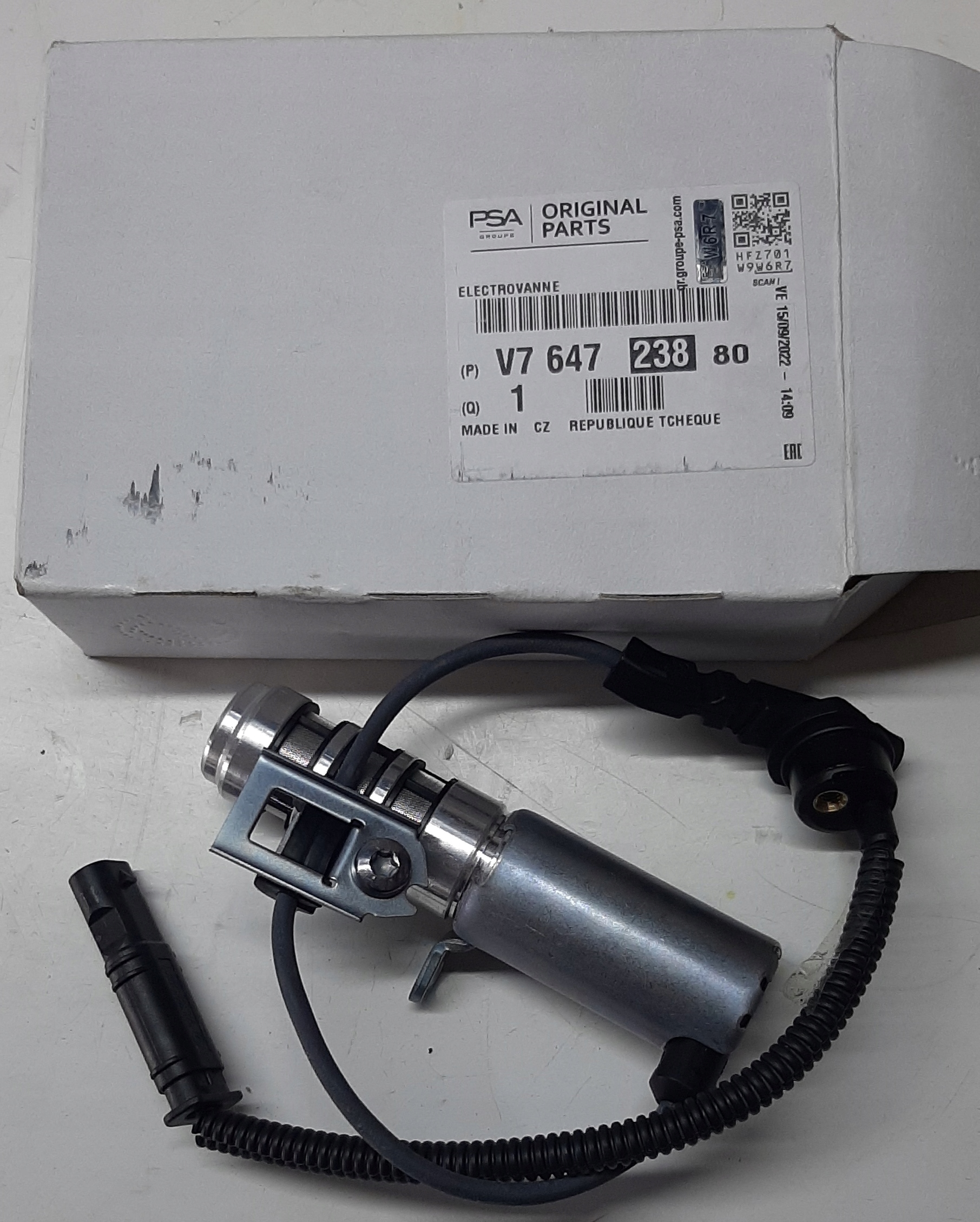 ELEKTROZAWÓR POMPY OLEJU 1,6 VTI - V764723880 PSA V764723880 za 460 zł ...