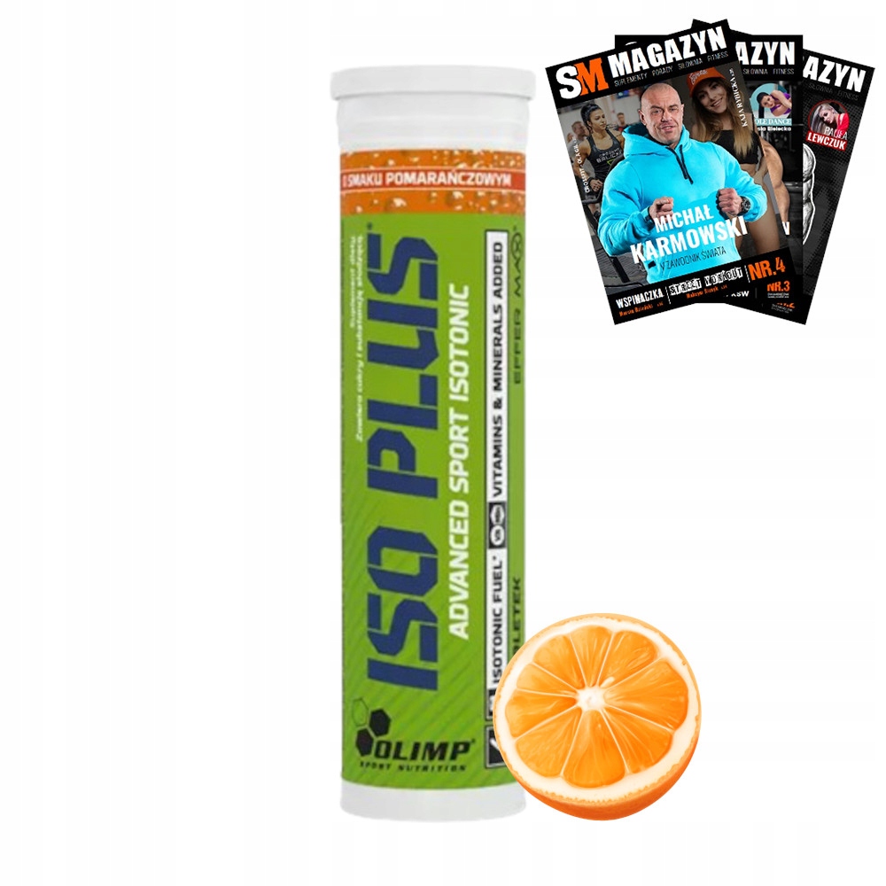 OLIMP ISO PLUS 10 TABL IZOTONIK NAPÓJ IZOTONICZNY WITAMINY I MINERAŁY ...