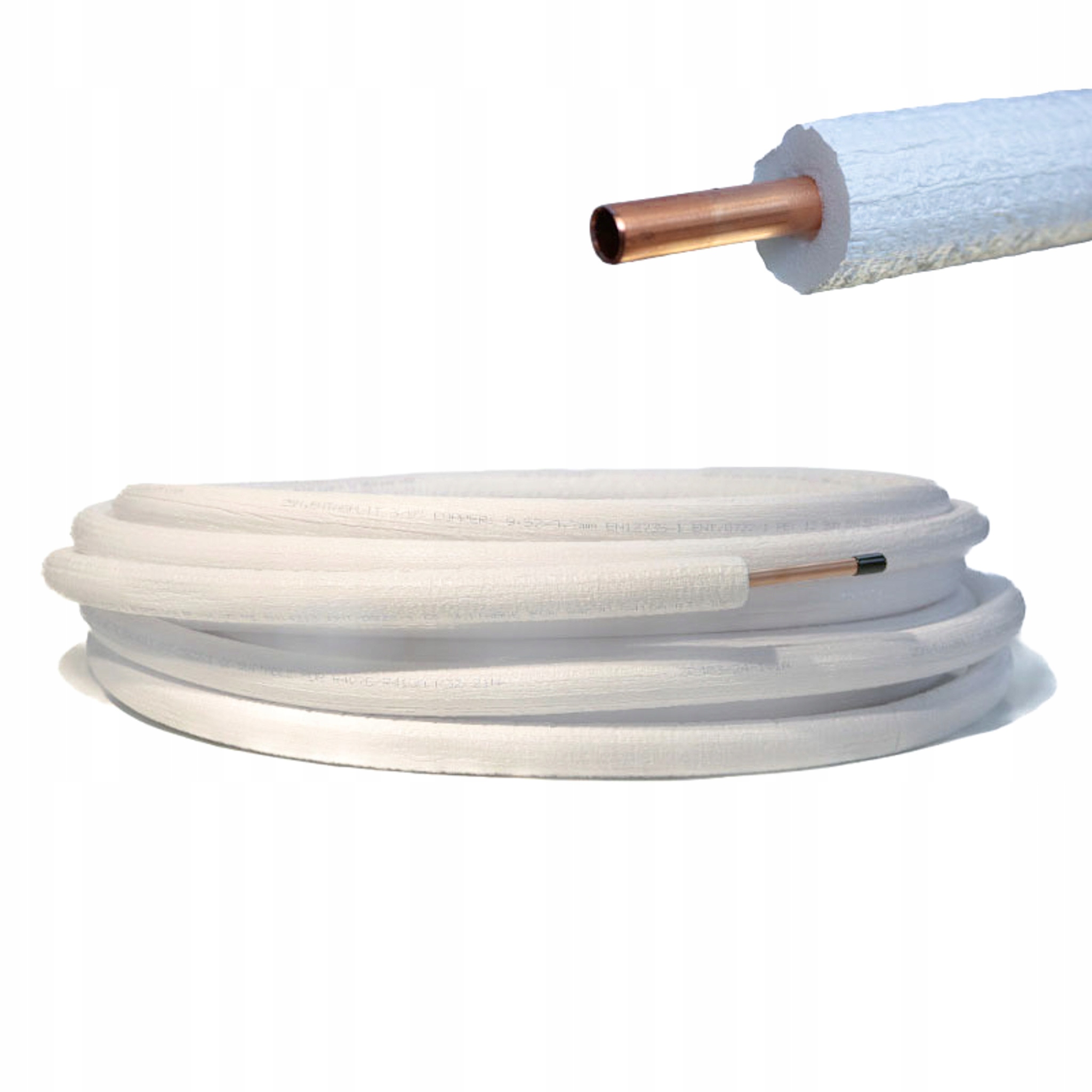 Rura miedziana w otulinie do klimatyzacji EBRILLE 1/4'' (6,35mm) ATEST ...