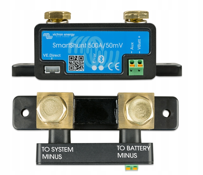 Victron Smart Shunt bocznik akumulatorowy 500A (SHU050150050) • Cena ... Victron Smart Shunt bocznik akumulatorowy 500A (SHU050150050) • Cena ...