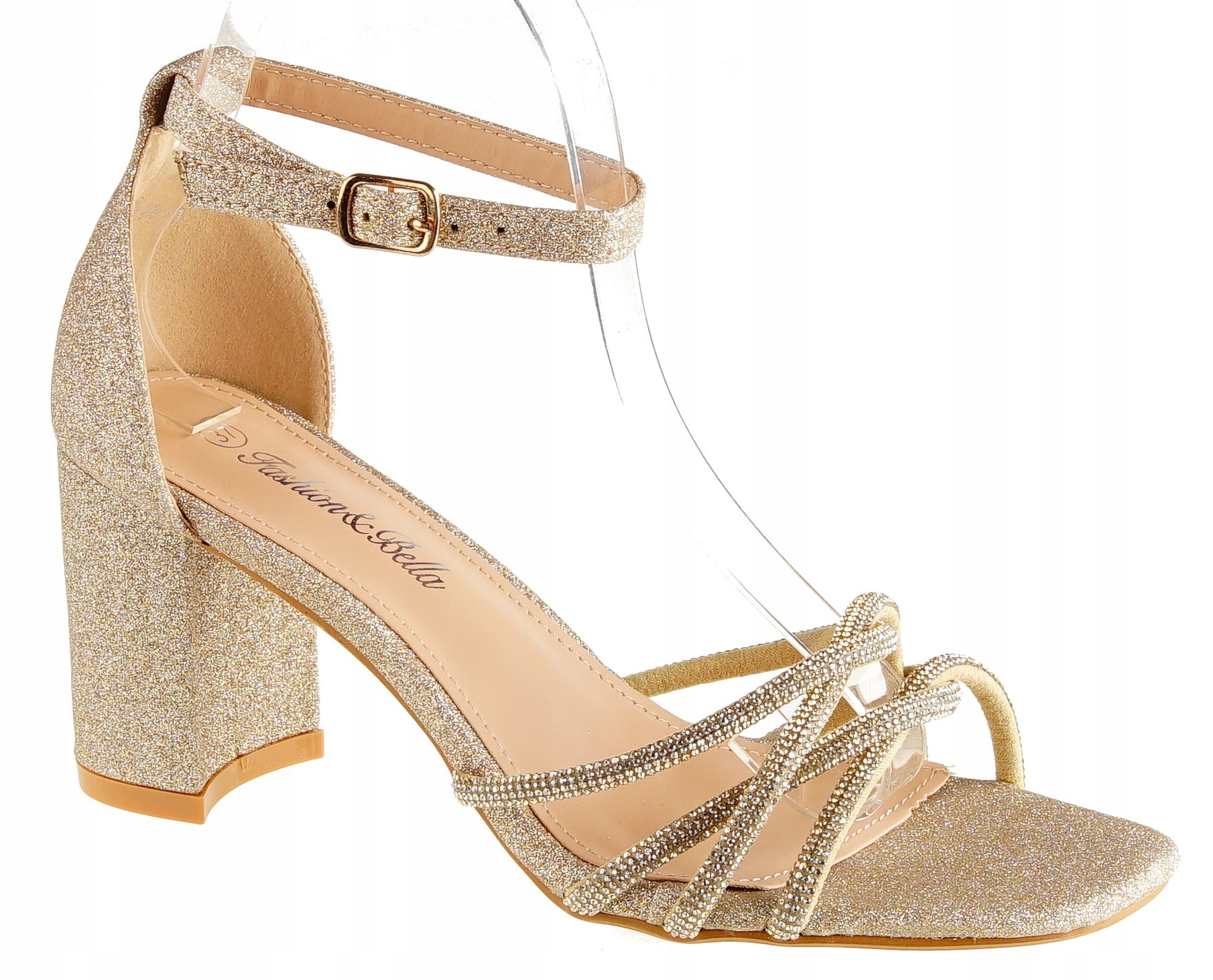 Zlote Sandały na Obcasie - Niska cena na Allegro.pl - Strona 2