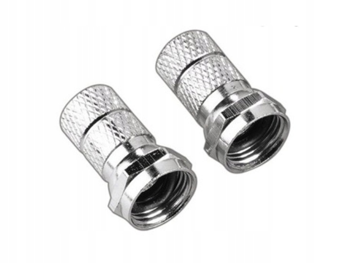 Gniazdo F - wtyk antenowy TV Hama 2x Antenowy Wtyk F • Cena, Opinie - Allegro