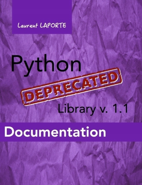 Python-deprecated Library V1.1 Documentation - Niska cena na Allegro.pl Python-deprecated Library V1.1 Documentation - Niska cena na Allegro.pl