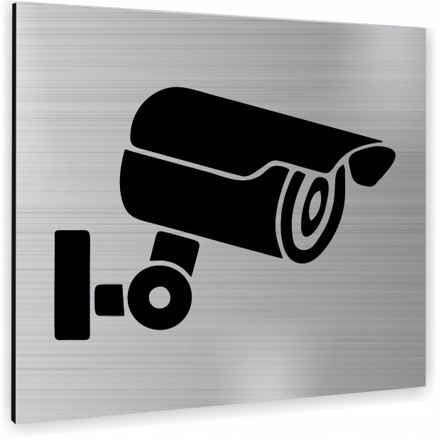 Tabulka KAMERA MONITORING Nerezová tabule PIKTOGRAM ALUMINIUM za 83 ...