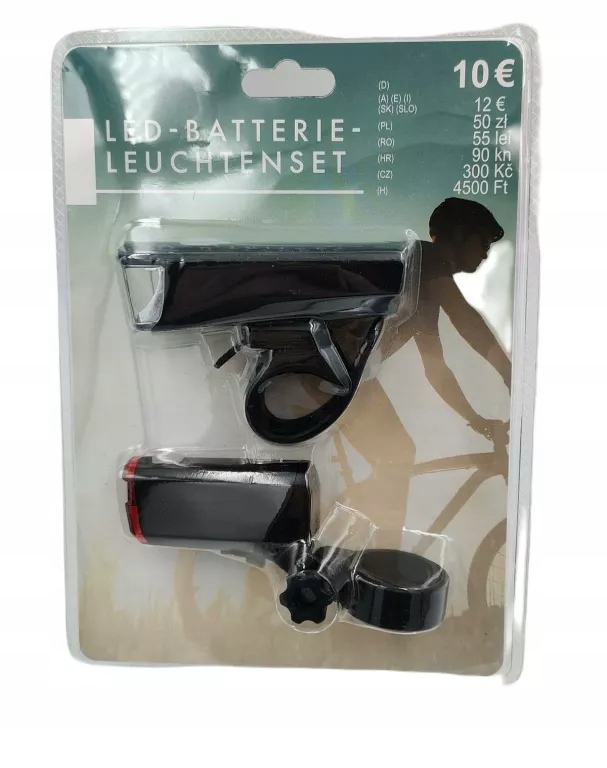 ZESTAW DWÓCH LAMPEK ROWEROWYCH LED TEDI - 93897105 - 17780492782 - Allegro