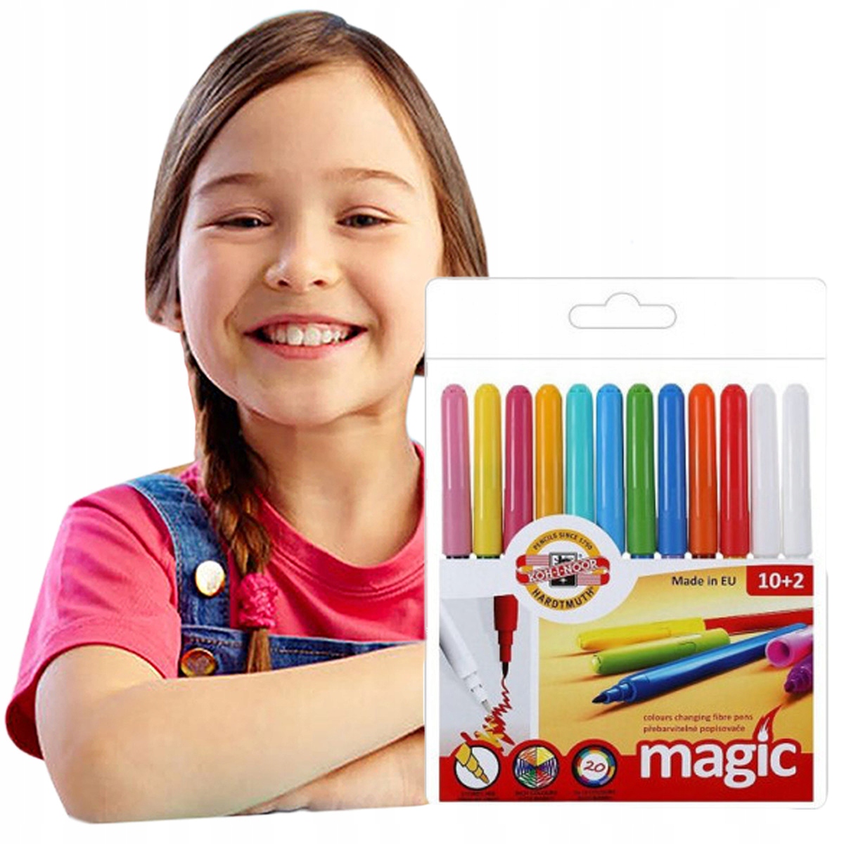 KOH-I-NOOR MAGICZNE MAZAKI DO RYSOWANIA KOLOROWE (8593539224907) • Cena ...