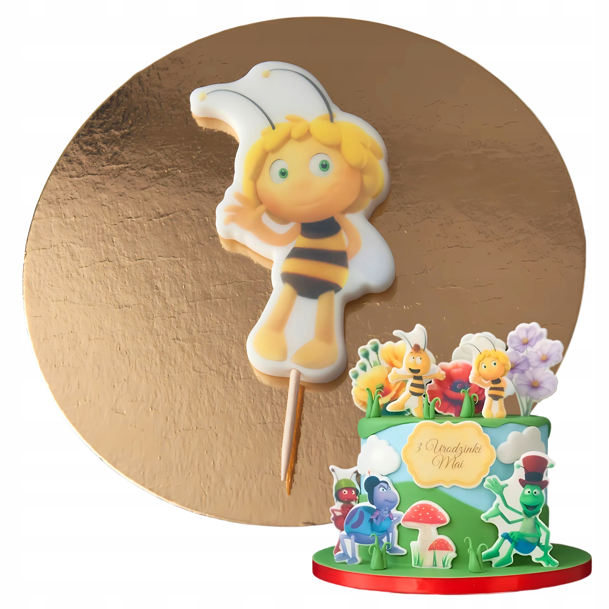 Figurka Dekorace na dort VČELKA MÁ cukrové figurky na dort za 70.00CZK ...