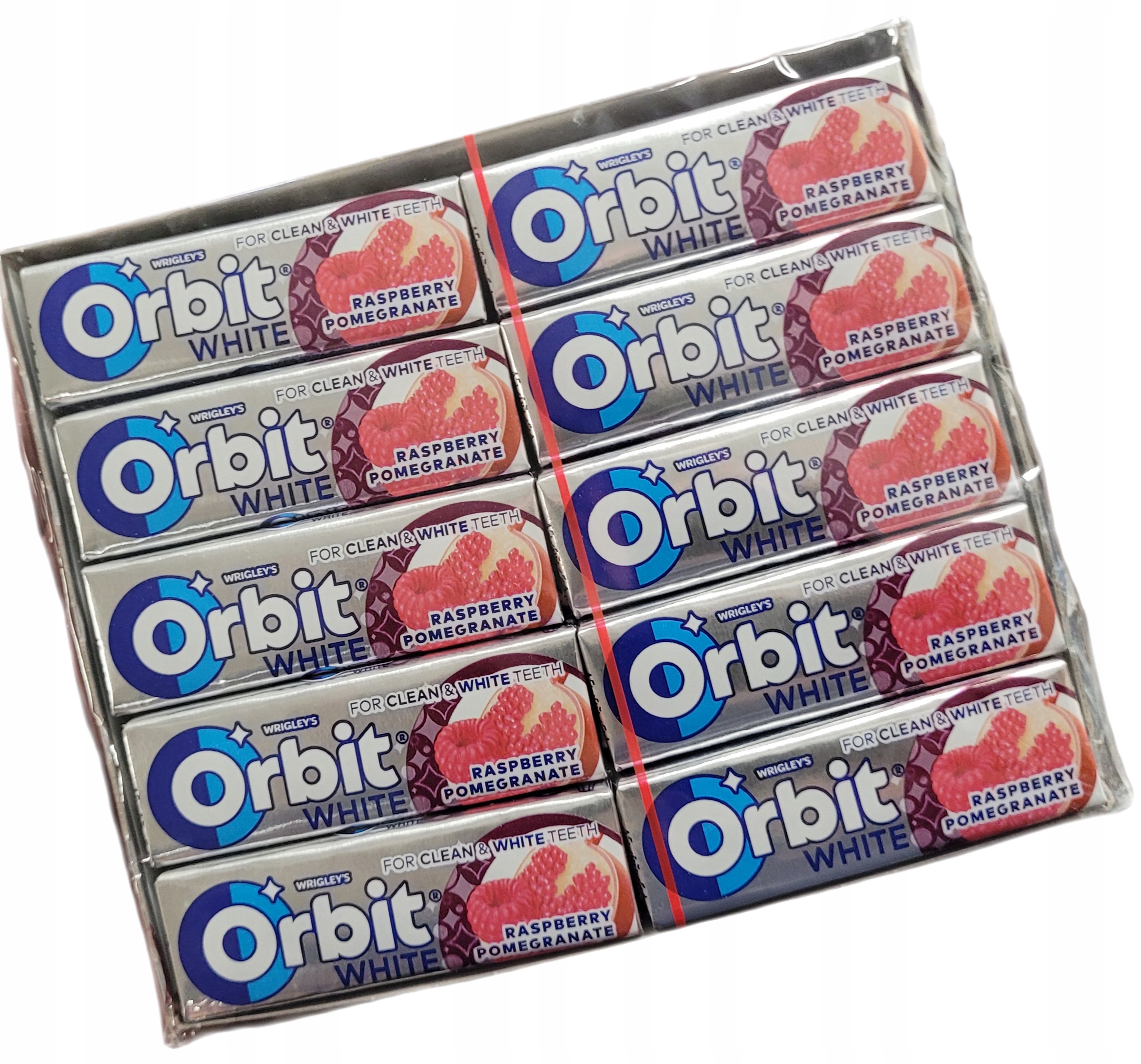 ORBIT GUMA DRAŻE WHITE MALINA/GRANAT 30 szt - porównaj ceny - Allegro.pl