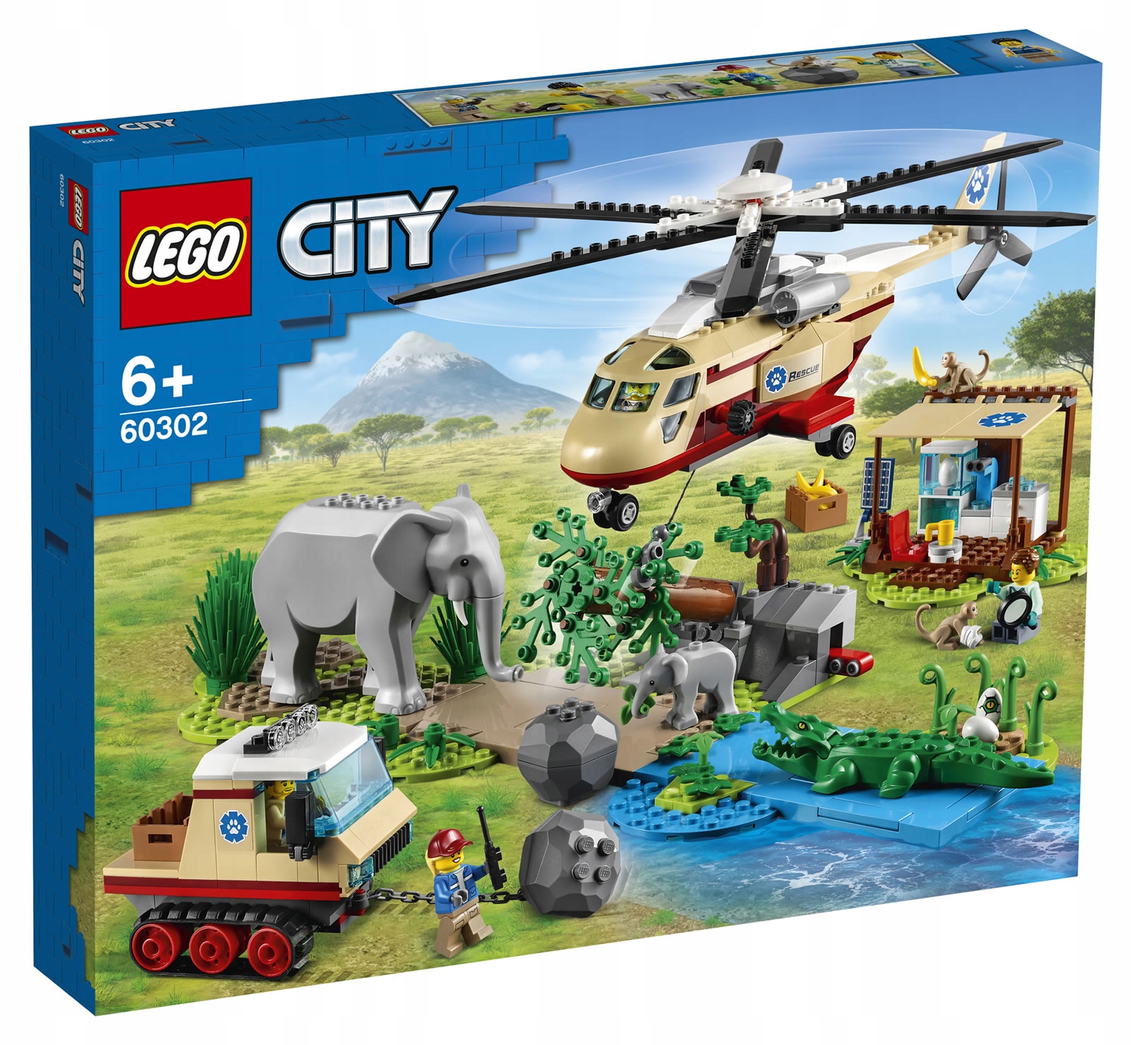 LEGO CITY 60302 NA RATUNEK DZIKIM ZWIERZĘTOM (5702016911930) • Cena ...
