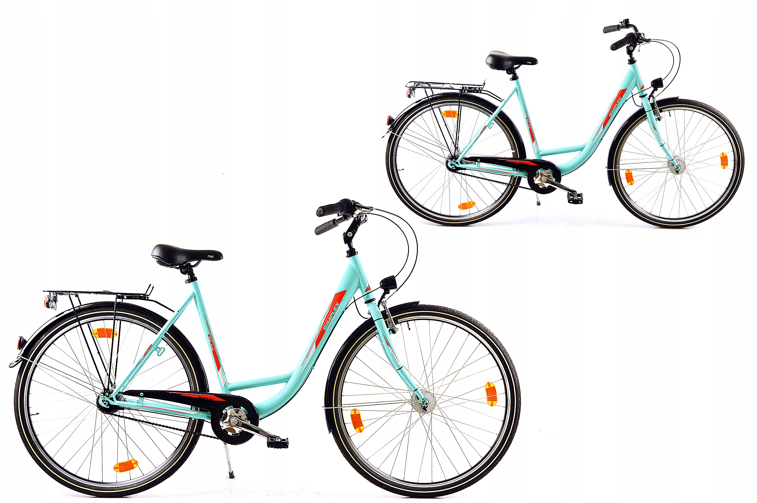 Rower miejski Romet SIMPLEX SILAS WAVE 7B rama 21 cali koło 28 ...