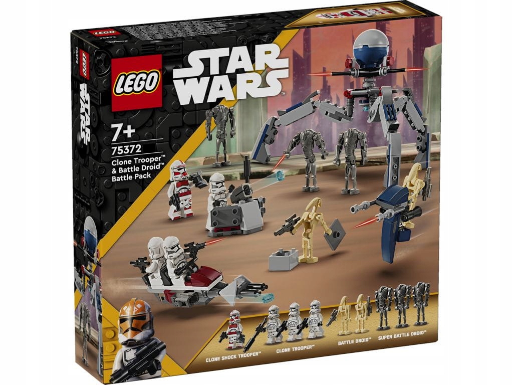 LEGO 75372 Star Wars Clones vs Droid Battle Pack (5702017584317) • Cena ...