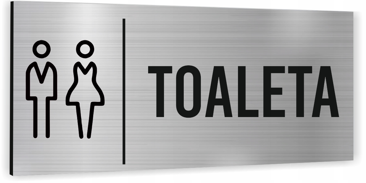 Accept Piktogram Wc - Bílá Tabulka - Černý Tisk Bez Rámečku - Nízká ...