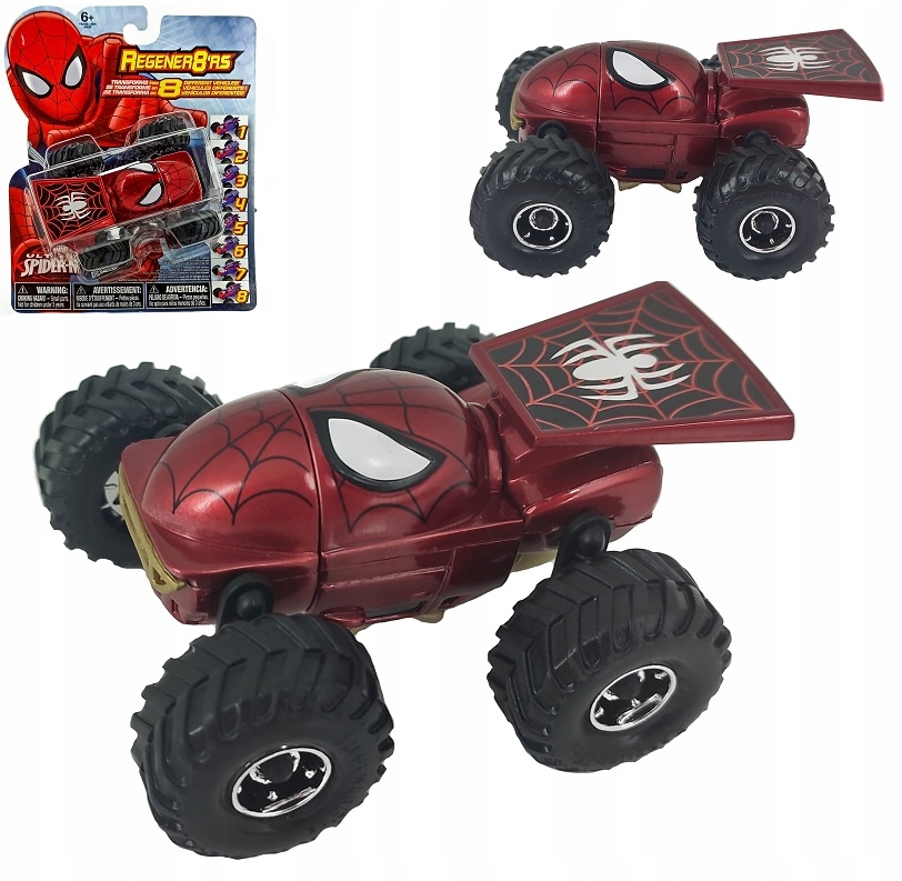 AUTO Spiderman TRANSFORMUJÍCÍ AUTO MARVEL AVENGERS RED za 172.00CZK - Allegro