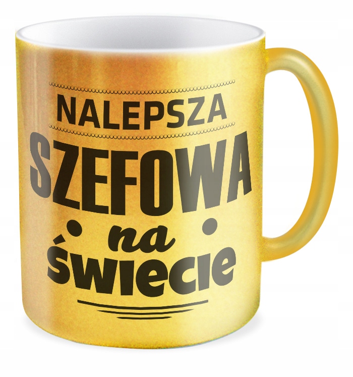 Kubek złoty prezent najlepsza SZEFOWA na świecie (Urodziny Upominek ... Kubek złoty prezent najlepsza SZEFOWA na świecie (Urodziny Upominek ...