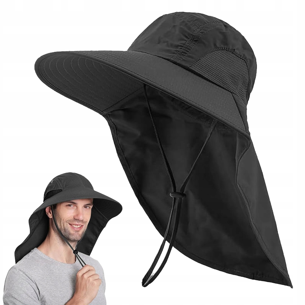 KAPELUSZ BOONIE Z NAKARCZKIEM KAPELUSZ SAFARI OCHRONA UV (889997481449) • Cena, Opinie ...