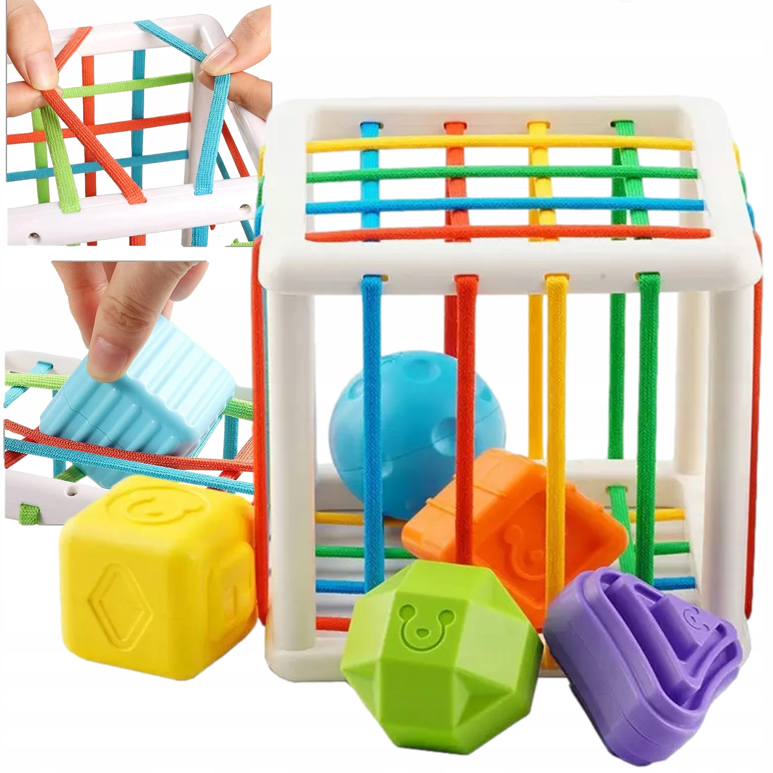 ELESTYCZNA KOSTKA SENSORYCZNA sorter Montessori 12571534049 - Allegro.pl ELESTYCZNA KOSTKA SENSORYCZNA sorter Montessori 12571534049 - Allegro.pl