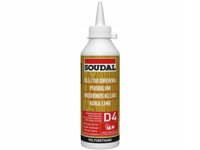 SOUDAL wodoodporny poliuretanowy klej do drewna 66a - D4 750ml ... SOUDAL wodoodporny poliuretanowy klej do drewna 66a - D4 750ml ...