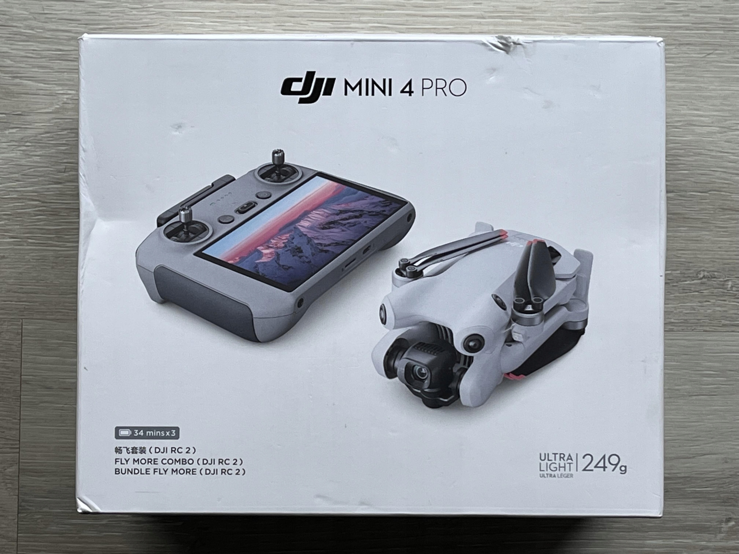 Dron DJI Mini 4 Pro RC2 Fly More Combo 3 Baterie Z Kamerą 4K 249g GPS ...