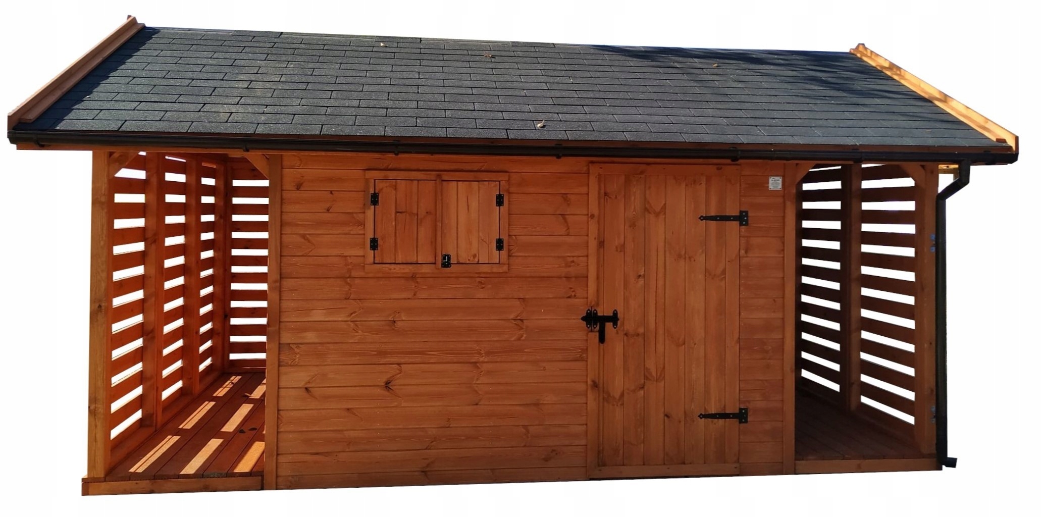 DOMEK SZOPKA NA NARZĘDZIA 15m2 Z DREWUTNIĄ PODWÓJNĄ IMPEGNOWANY Z ...