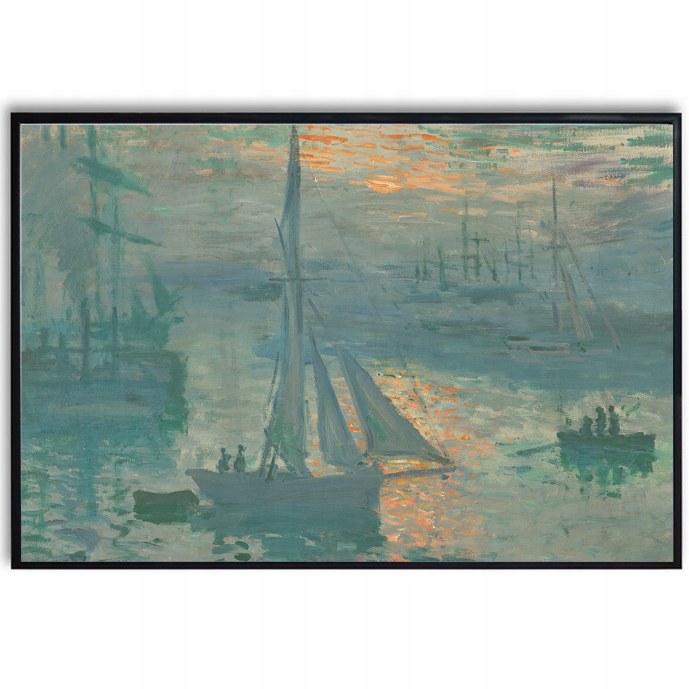 PLAKAT 91x61cm Obraz Wschód Słońca na Morzu Wzory • Cena, Opinie • Obrazki i obrazy 13069390835 ...