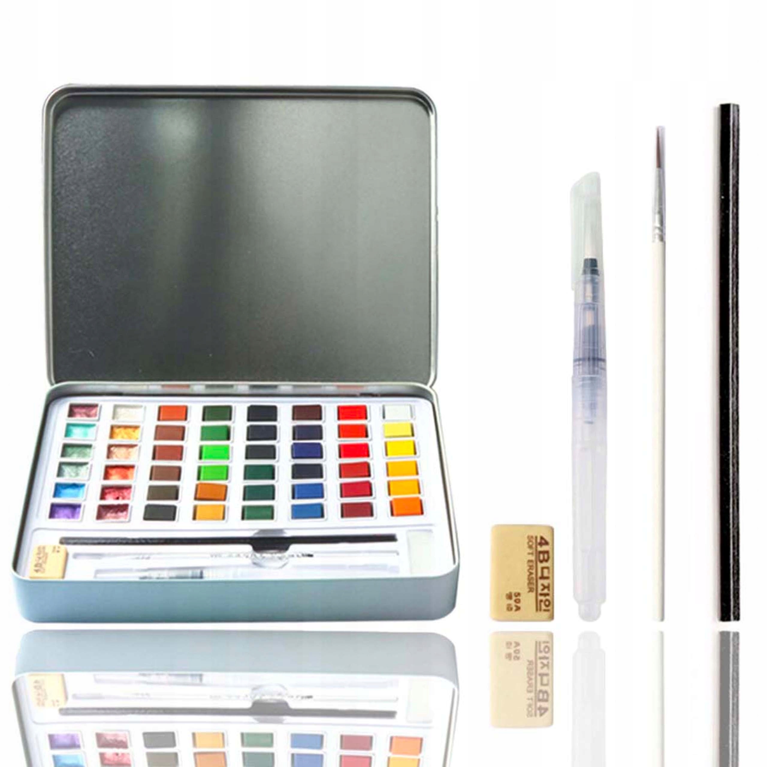 Farby akwarelowe H&B 48 szt. x 2 ml • Cena, Opinie - Allegro