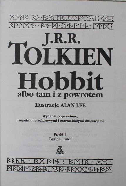 Hobbit JRR Tolkien (17442497342) | Książka Allegro