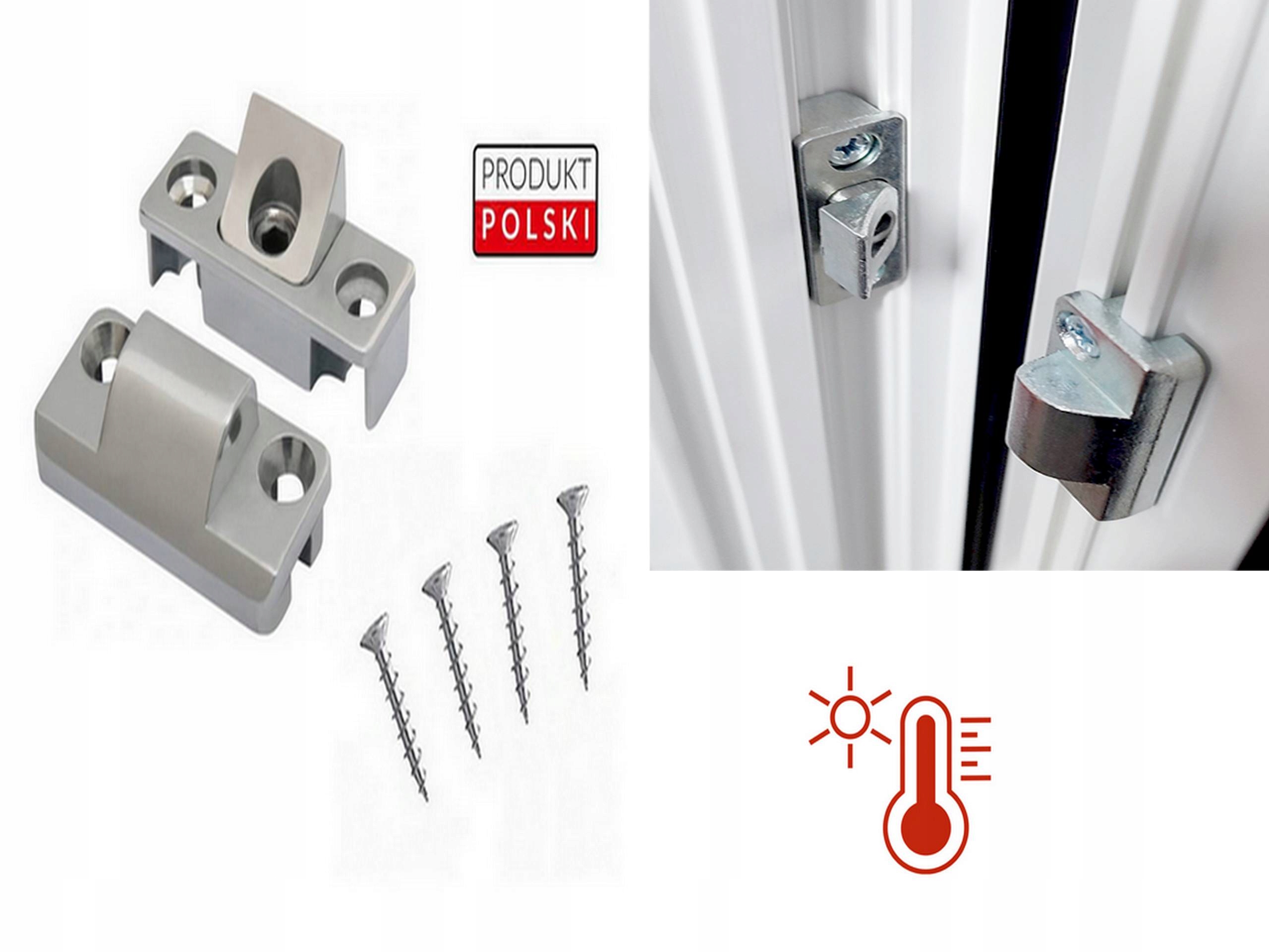 DOCISK WEWNĘTRZNY OKIENNY KRYTY SZCZELNE OKNO NIE WIEJE PLUS WKRĘTY ...