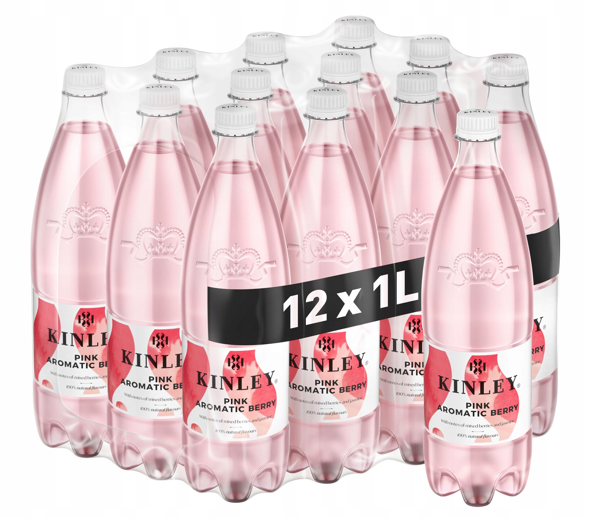 Kinley Pink Berry Tonic Napój gazowany 1l x12 • Cena, Opinie • - • Allegro