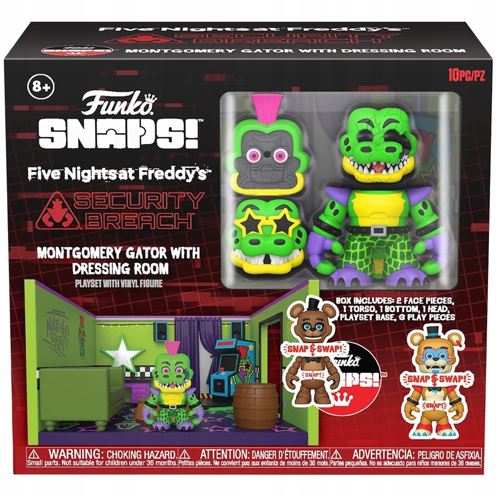 Five Nights at Freddy's Freddy FNAF Montgomery gator Snap Funko Pop! (889698708227) • Cena ...