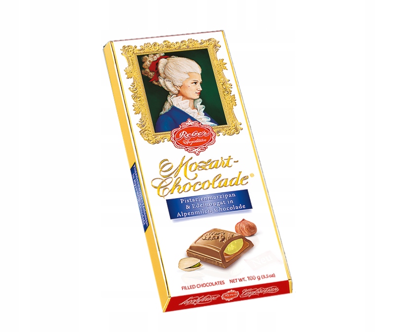 Reber Mozart Czekolada Mleczna 100 g • Cena, Opinie - Allegro