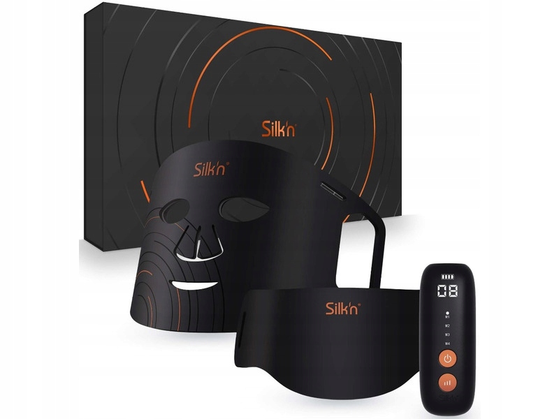 Maska LED SILKN FNLM2PCN001 do twarzy i szyi 15310505380 - Allegro.pl