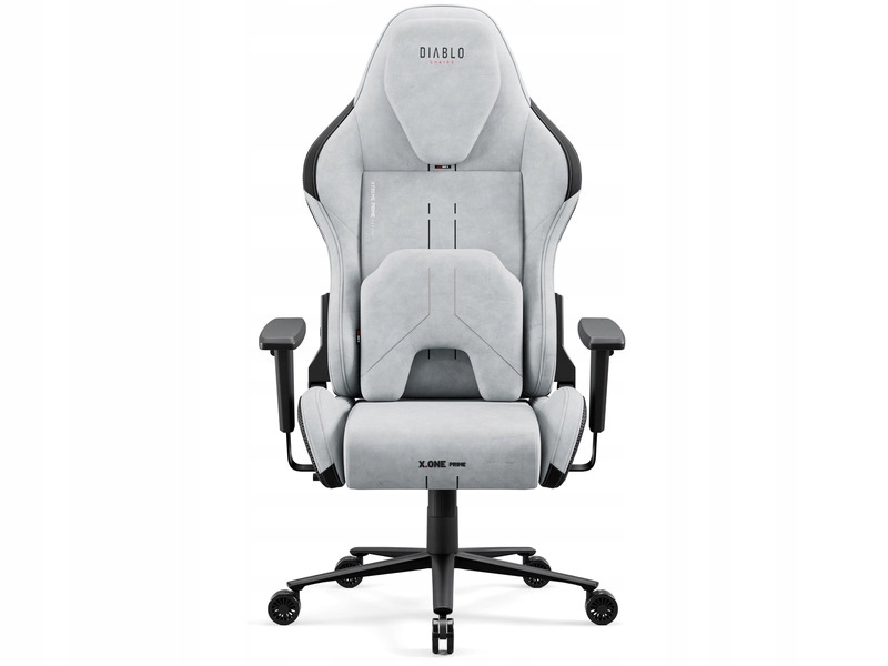 Fotel gamingowy Diablo Chairs X.One Prime tkanina szary - Sklep, Opinie ...