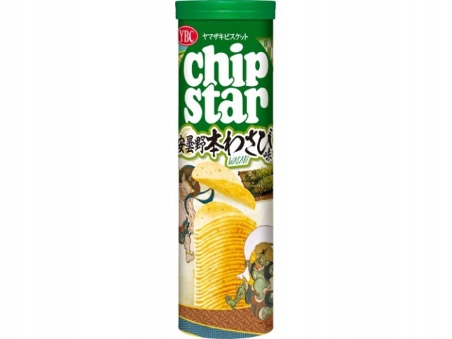 Wasabi ízű chips JAPÁN YBC Chip Star, 105g, (4903015590664) • Ár ...