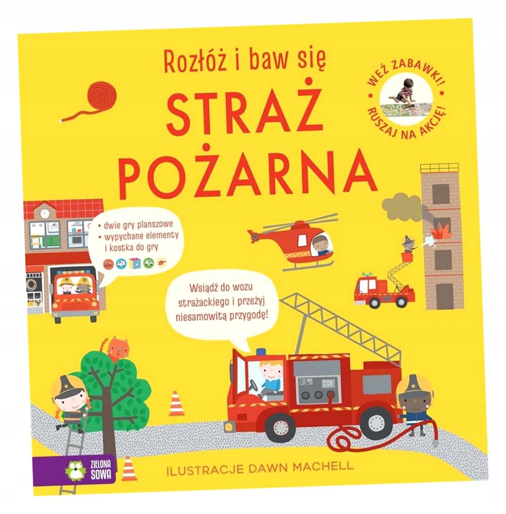 Rozłóż i baw się. Straż pożarna Machell Dawn Książki dla dzieci (16778219202) | Allegro