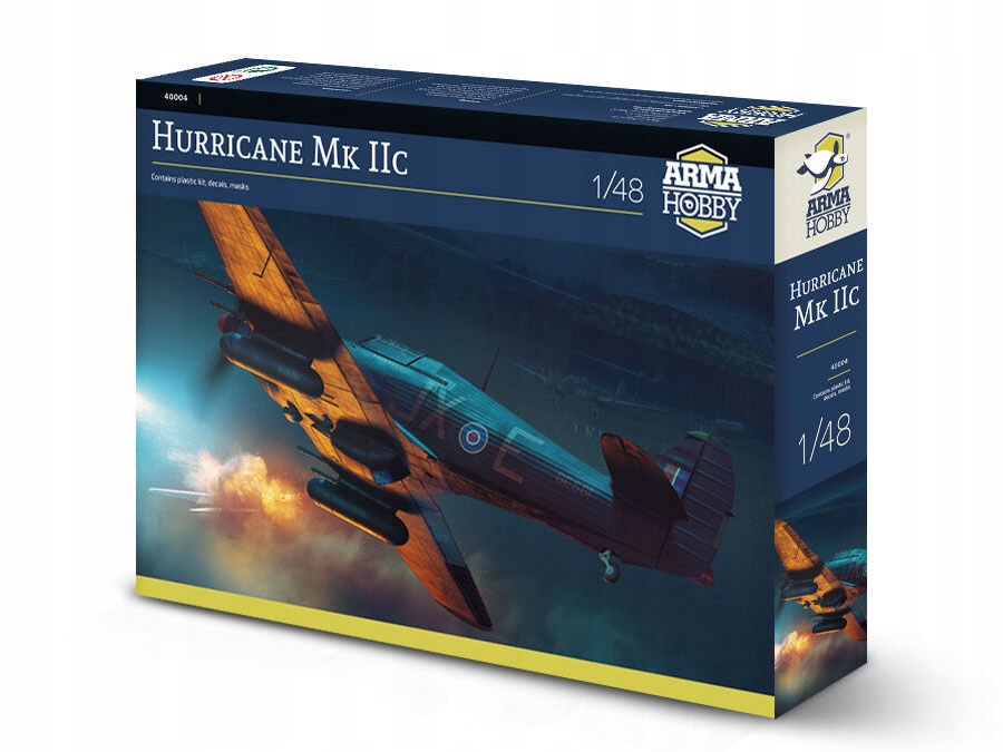 Samolot Hawker Hurricane Mk.IIc 40004 Arma Hobby 15044385555 - Allegro.pl