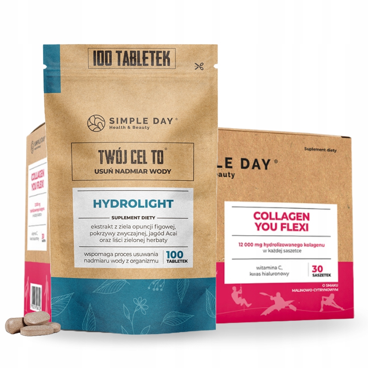 Suplement diety Twój Cel To Hydrolight 100 szt. tabletki opuncja ...