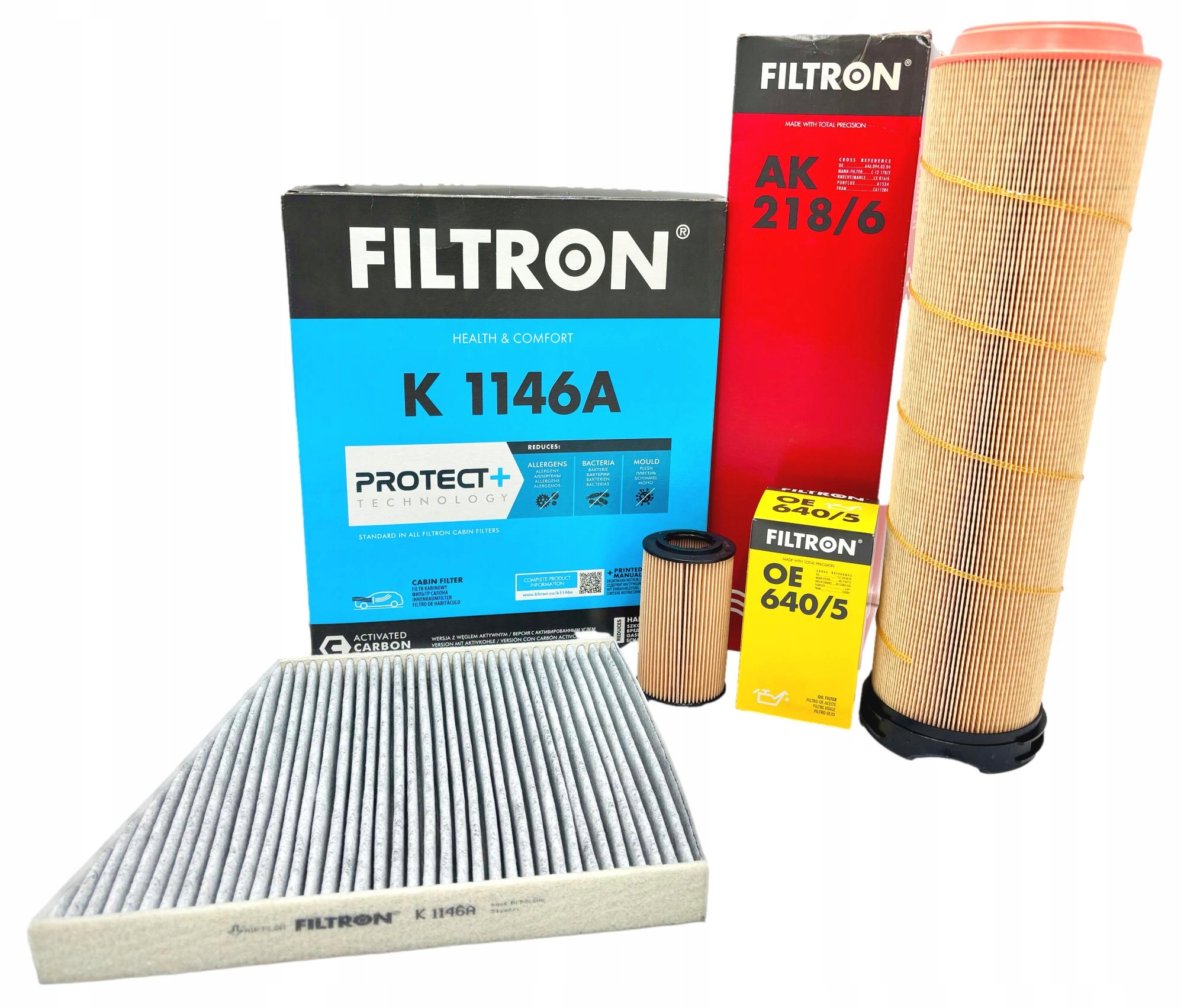 FILTRON ZESTAW FILTRÓW MERCEDES E W211 02- 200 CDI 220 CDI za 126.00PLN ...