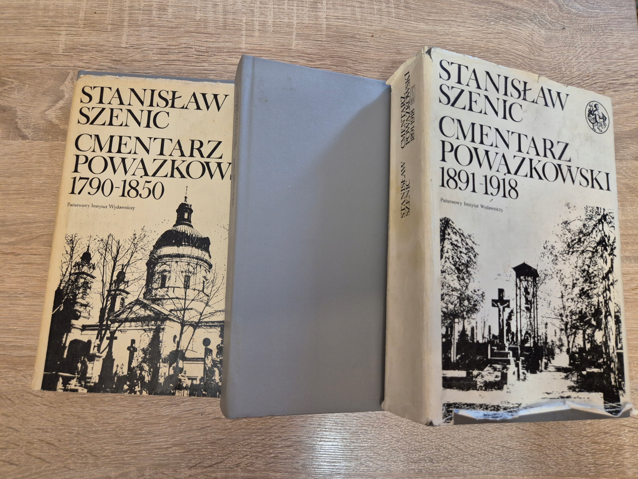*BLOX* CMENTARZ POWĄZKOWSKI 1790-1918 komplet 3 tomy Stanisław Szenic ...