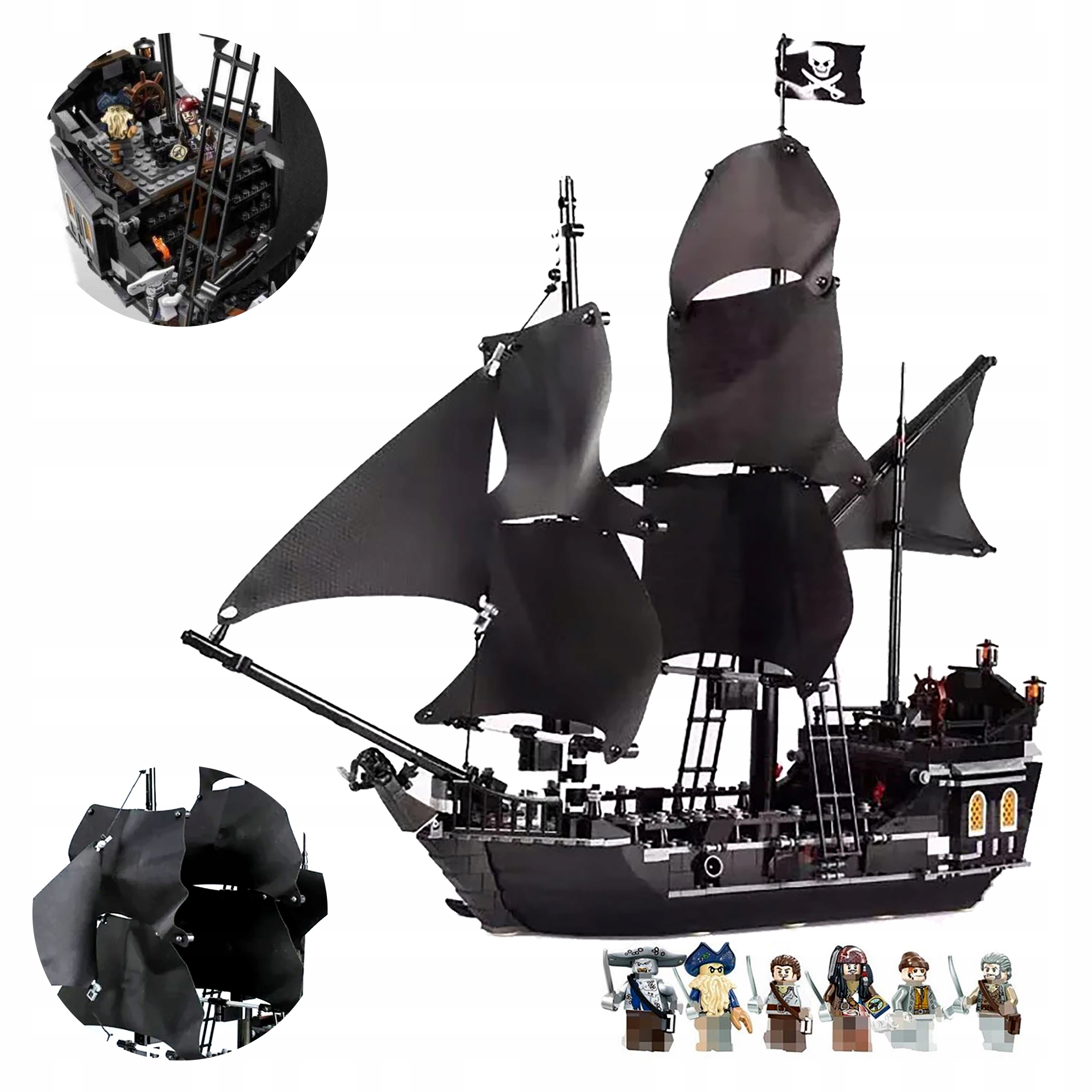 SADA STAVEBNICE LOĎ ČERNÁ PERLA LOĎ PIRÁTI Z KARIBIKU VELKÁ - Allegro