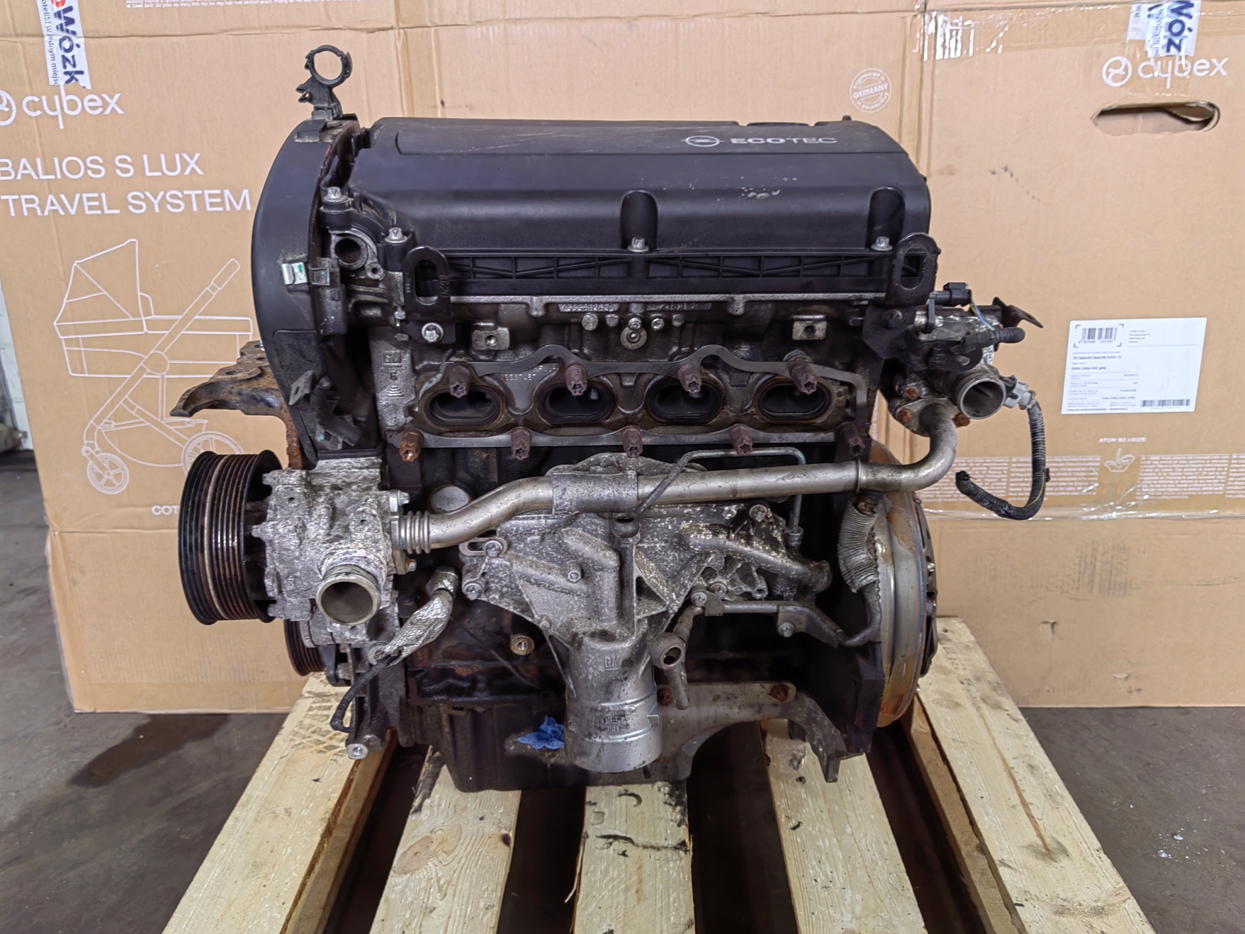 OPEL ASTRA J 1.6T SILNIK SŁUPEK A16LET A16LET za 7800 zł z Nowa Wieś ...